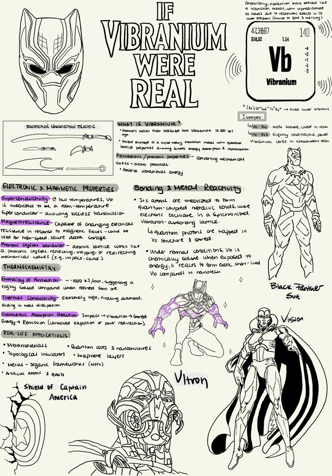 If Vibranium Were Real: The Chemistry Behind Wakanda's Supermetal ...